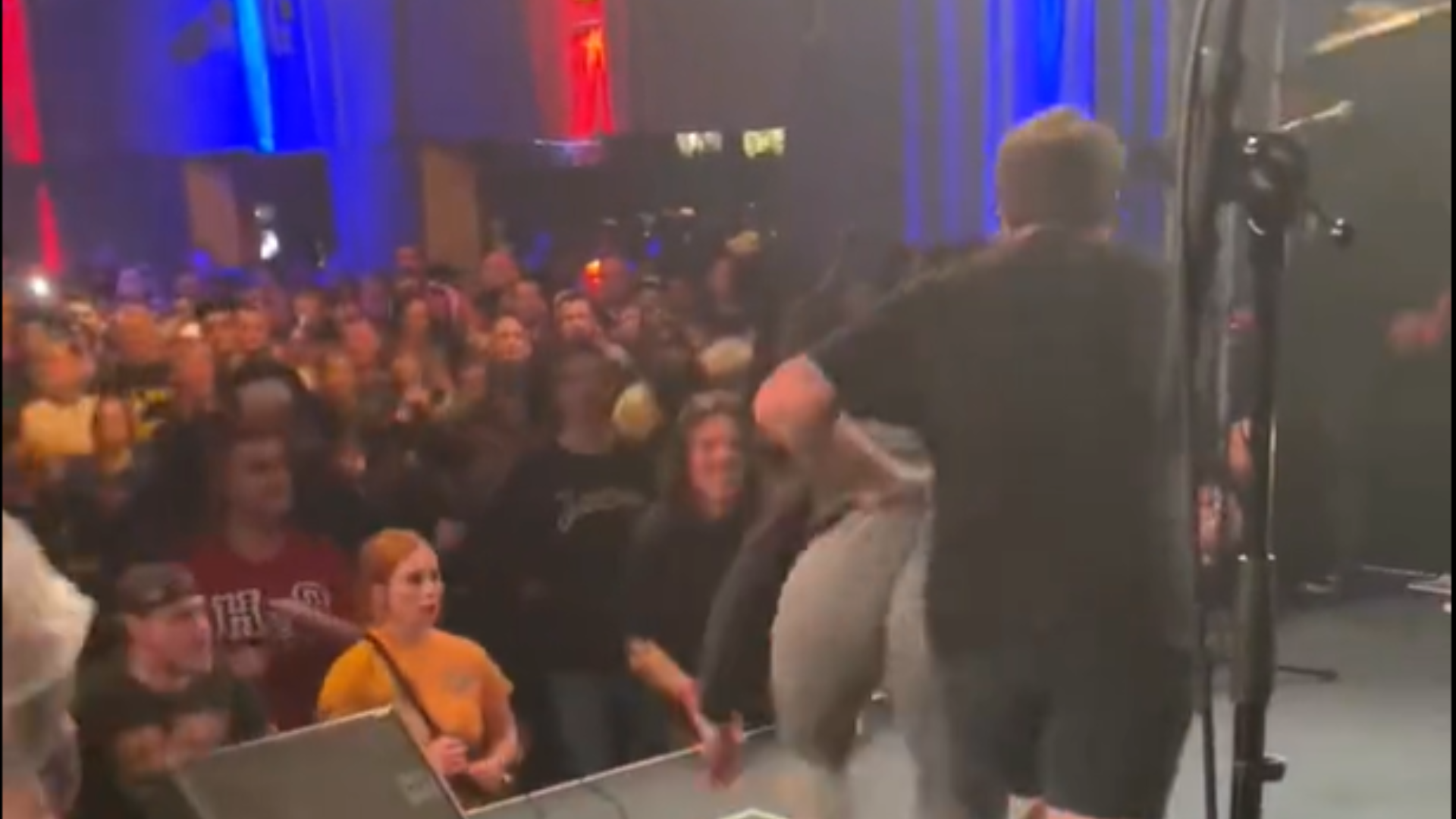 Band Deals With Stage Diver With A Wedgie | Rock 95