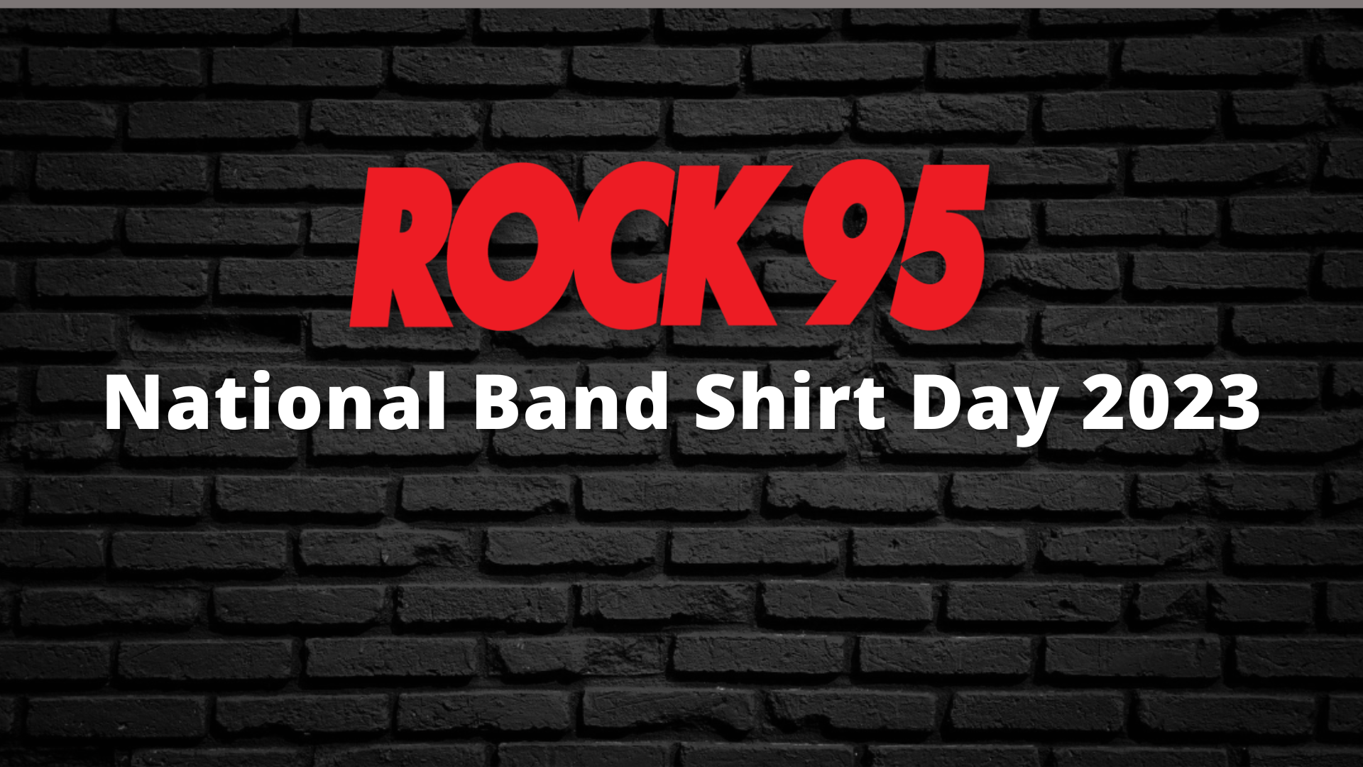 National Band Shirt Day 2023 | Rock 95