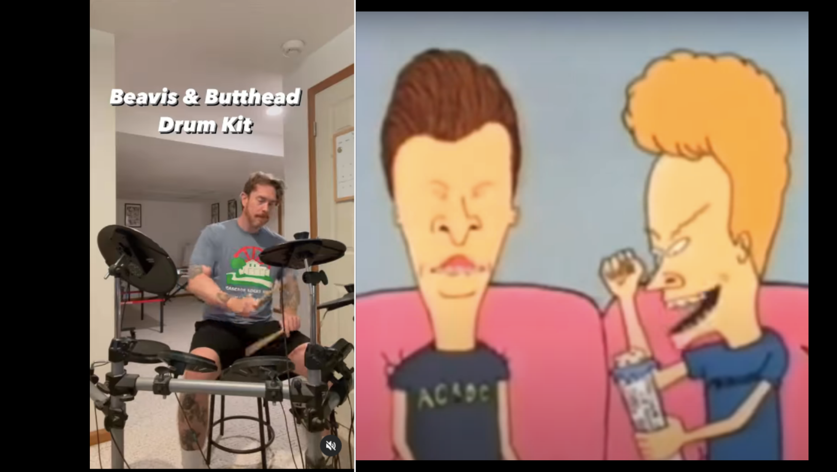 Drummer Adds Beavis & Butthead To Electronic Drumset And Makes A Very ...