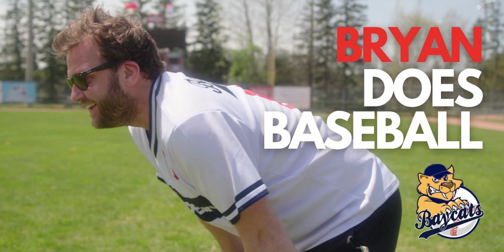 Bryan Tried Out For The Barrie Baycats Ahead Of Their Home Opener | Rock 95